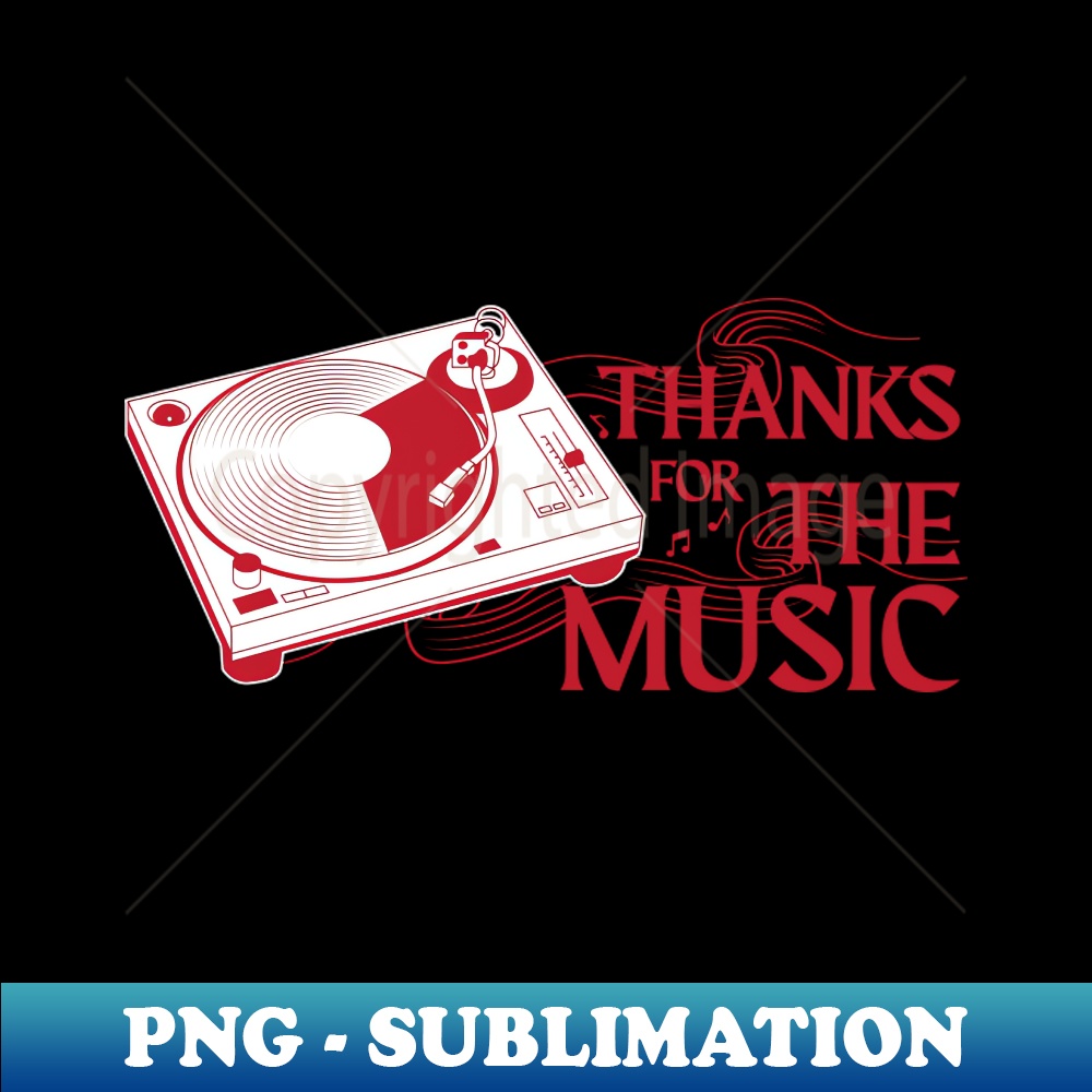Thanks For The Music - PNG Transparent Digital Download File | Inspire ...