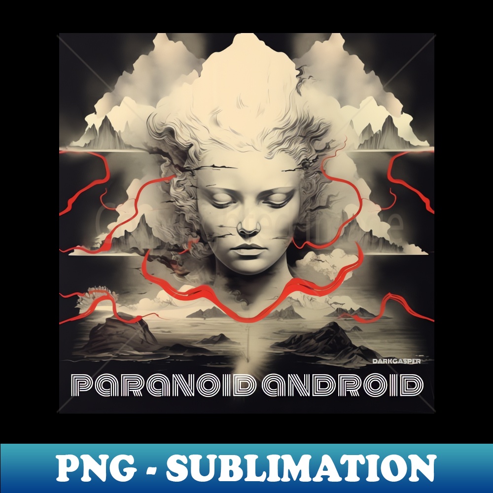 paranoid android - PNG Transparent Sublimation Design - Unlo - Inspire ...