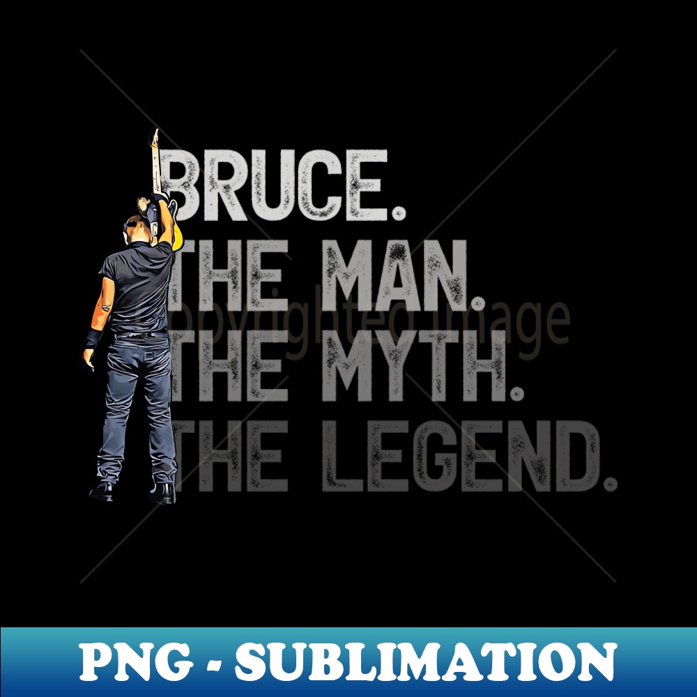 Bruce Springsteen Color - Decorative Sublimation PNG File - | Inspire ...