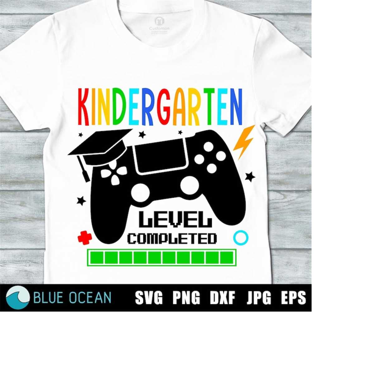 Kindergarten Level Complete SVG, Kindergarten Graduation SVG - Inspire ...