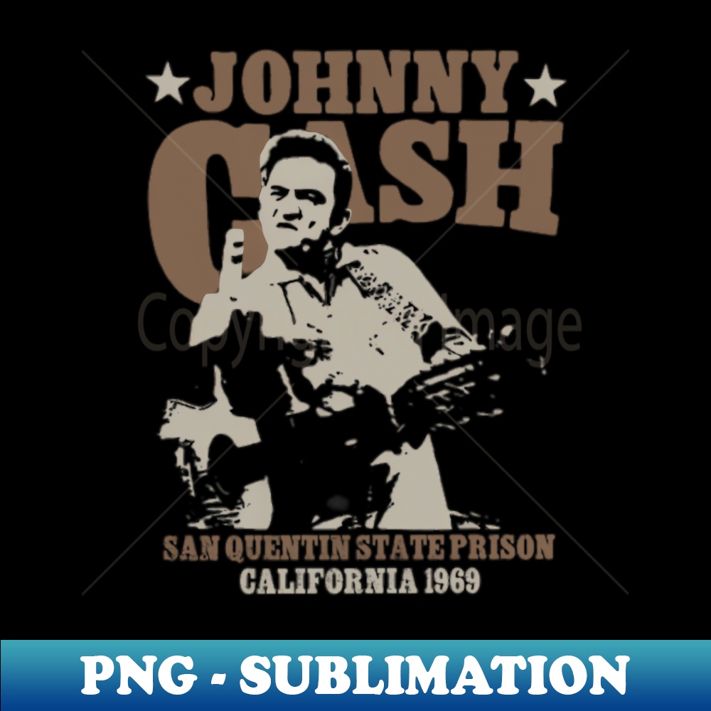 Johnny cash - High-Resolution PNG Sublimation File - Create | Inspire ...
