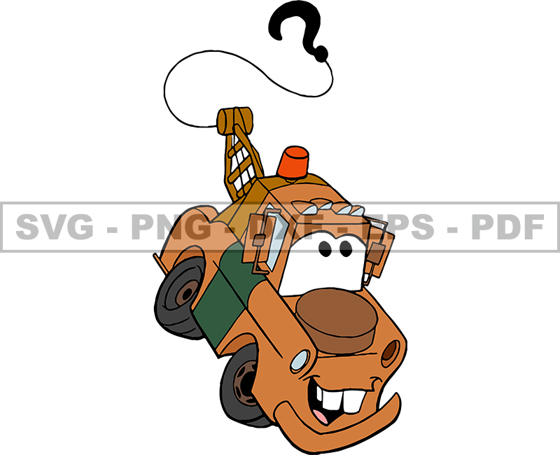 Disney Pixar's Cars png, Cartoon Customs SVG, EPS, PNG, DXF - Inspire ...