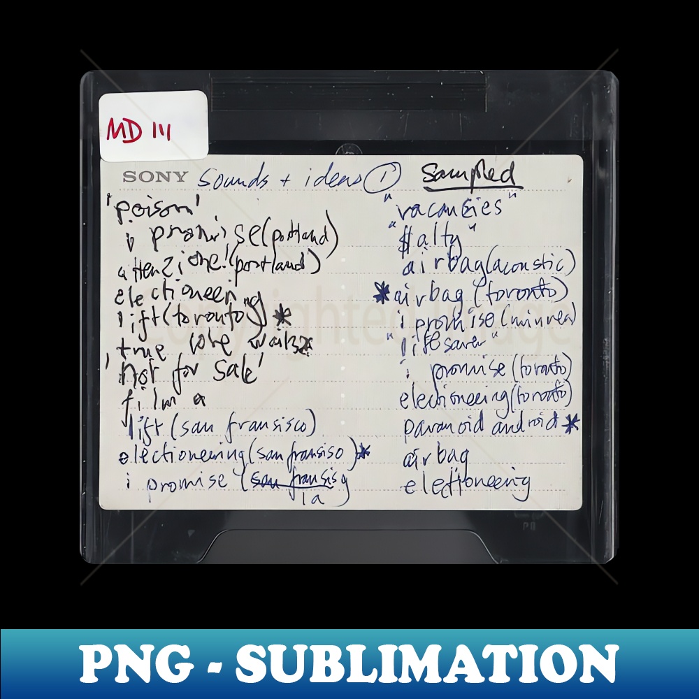 Minidisc 111 - PNG Sublimation Digital Download - Stunning S - Inspire ...