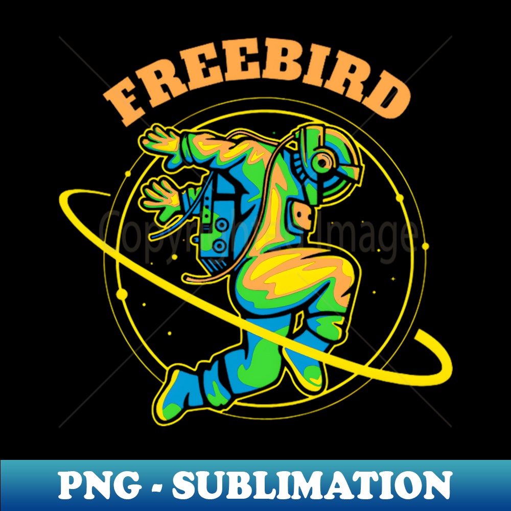 Freebird Dancing Space - Unique Sublimation PNG Download - R - Inspire ...