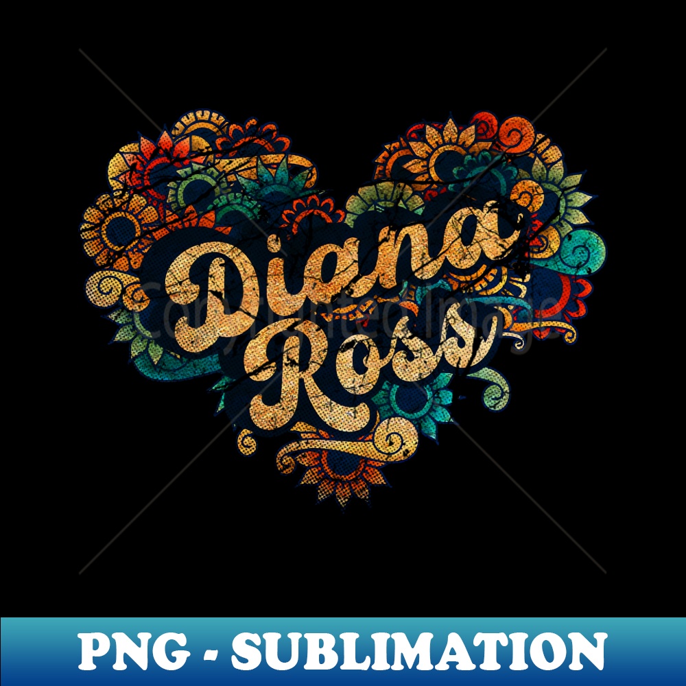 Diana Ross - PNG Transparent Sublimation Design - Perfect fo - Inspire ...