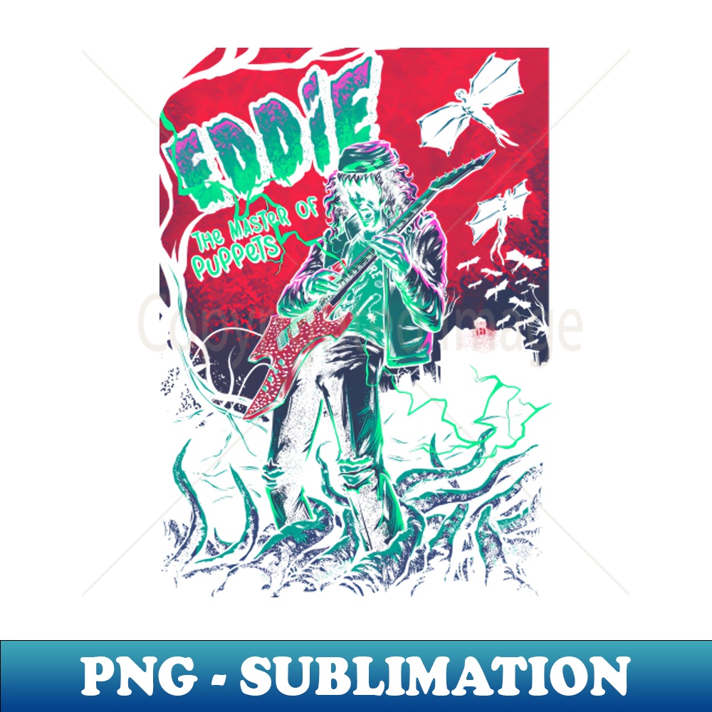 Eddie - The Master of Puppets - PNG Transparent Sublimation | Inspire ...