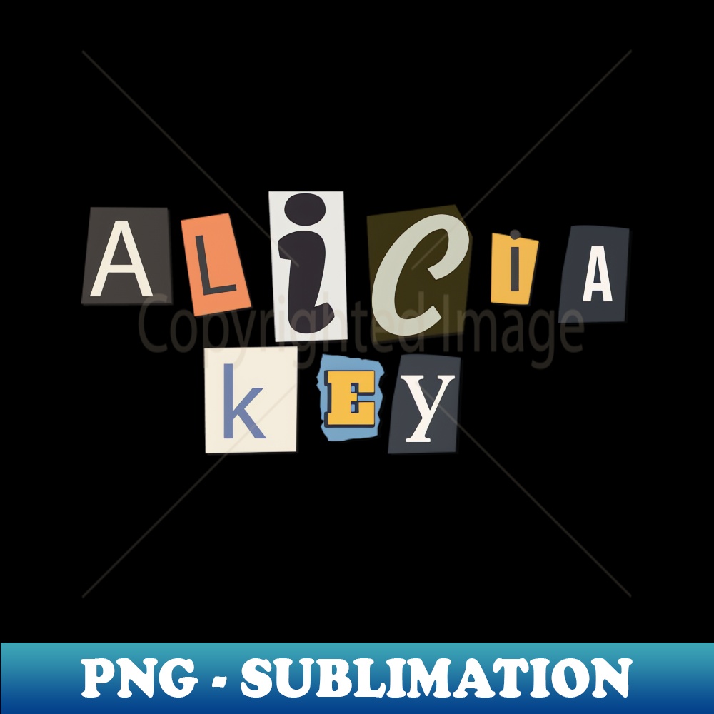 Alicia Keys - Signature Sublimation PNG File - Spice Up Your | Inspire ...