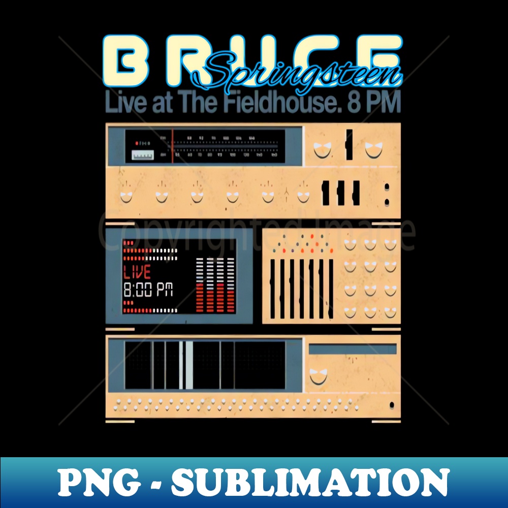 Bruce Springsteen - Aesthetic Sublimation Digital File - Bri - Inspire ...
