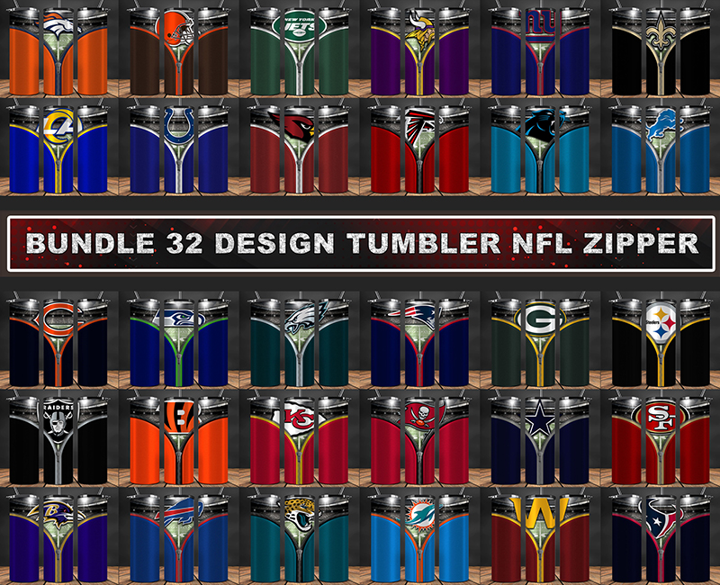 Bundle NFL Logo Tumbler Wrap, NFL Logo,Nfl Logo Team,Nfl Png | Inspire ...