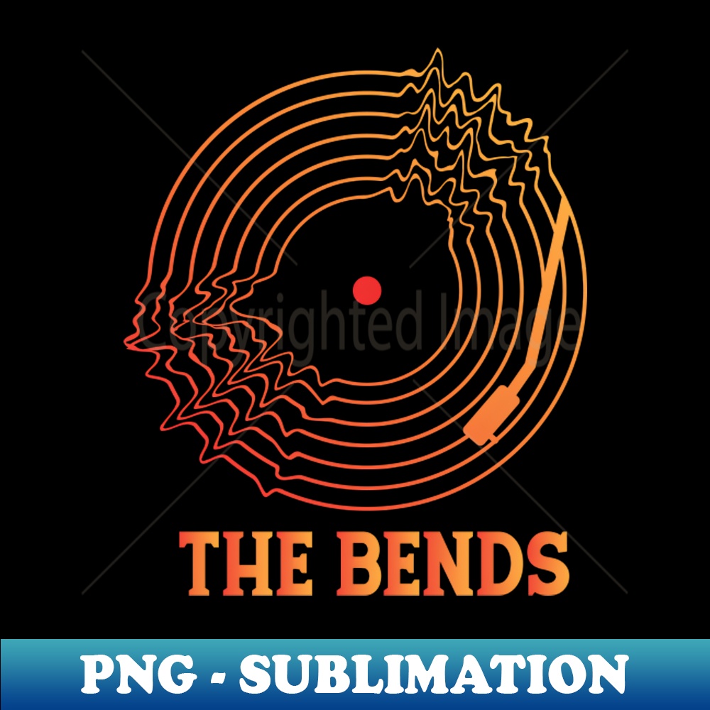THE BENDS RADIOHEAD - Retro PNG Sublimation Digital Download | Inspire ...