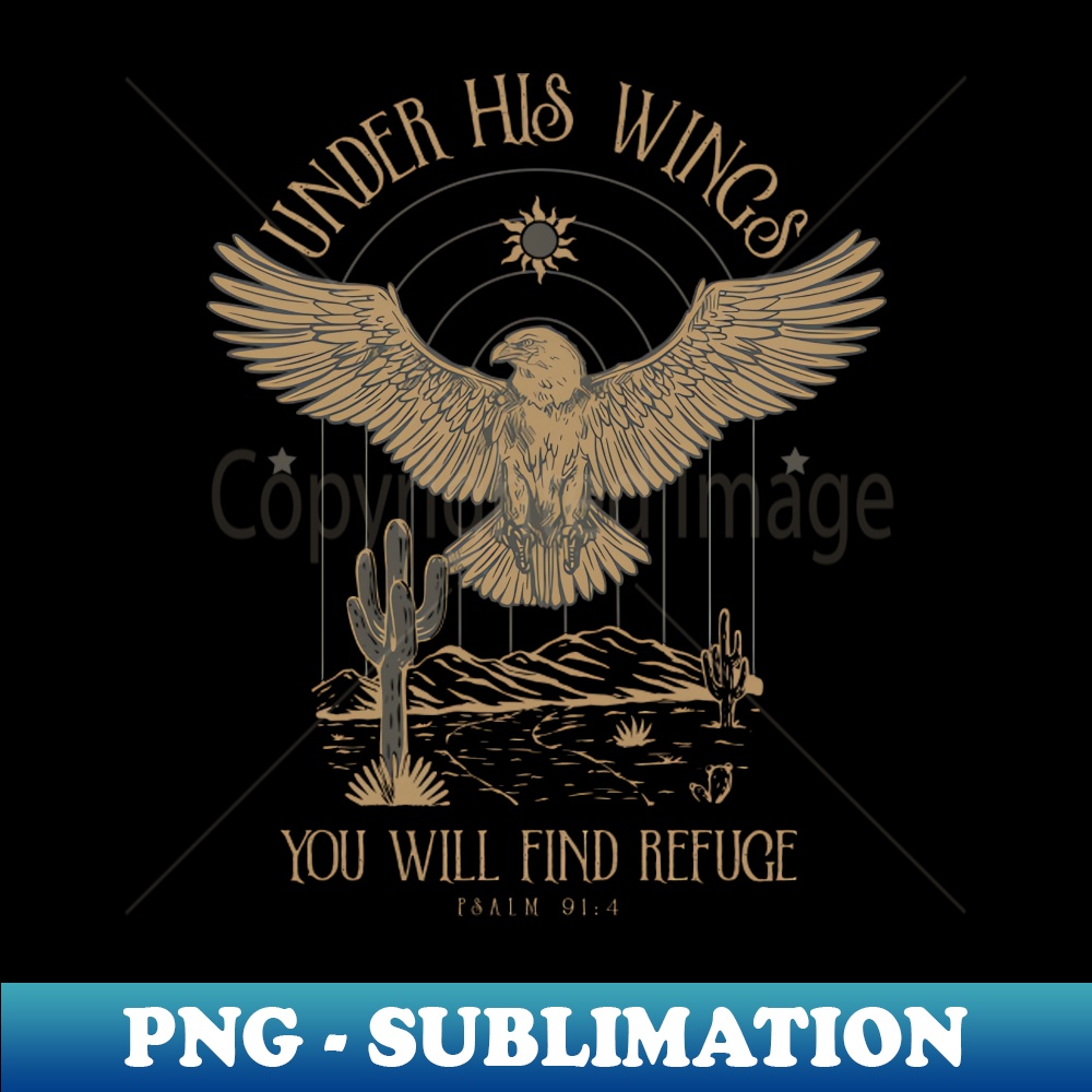 Under His Wings Rock and Roll Gypsy - PNG Sublimation Digita | Inspire ...