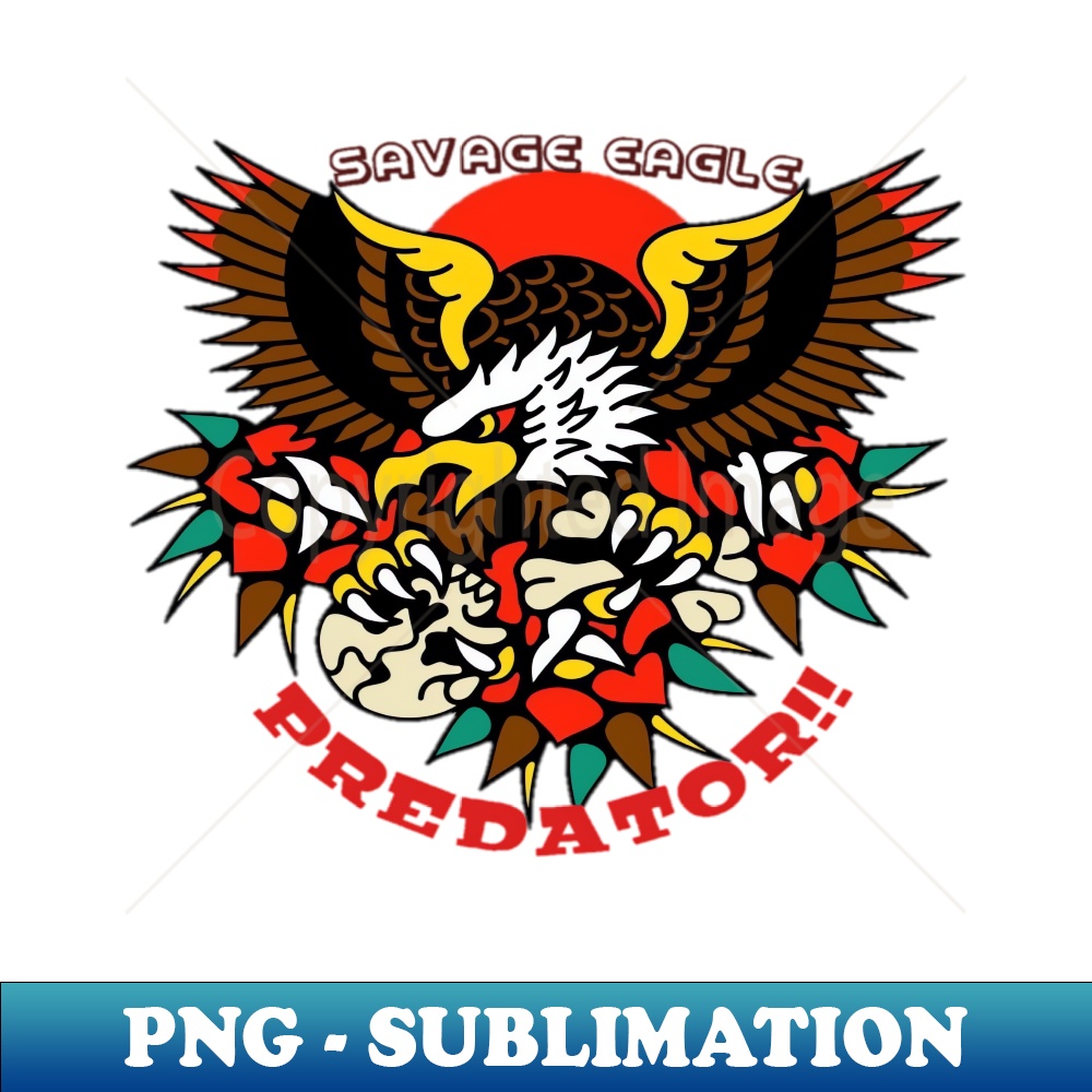 Savage eagle predator - Sublimation-Ready PNG File - Unleash | Inspire ...