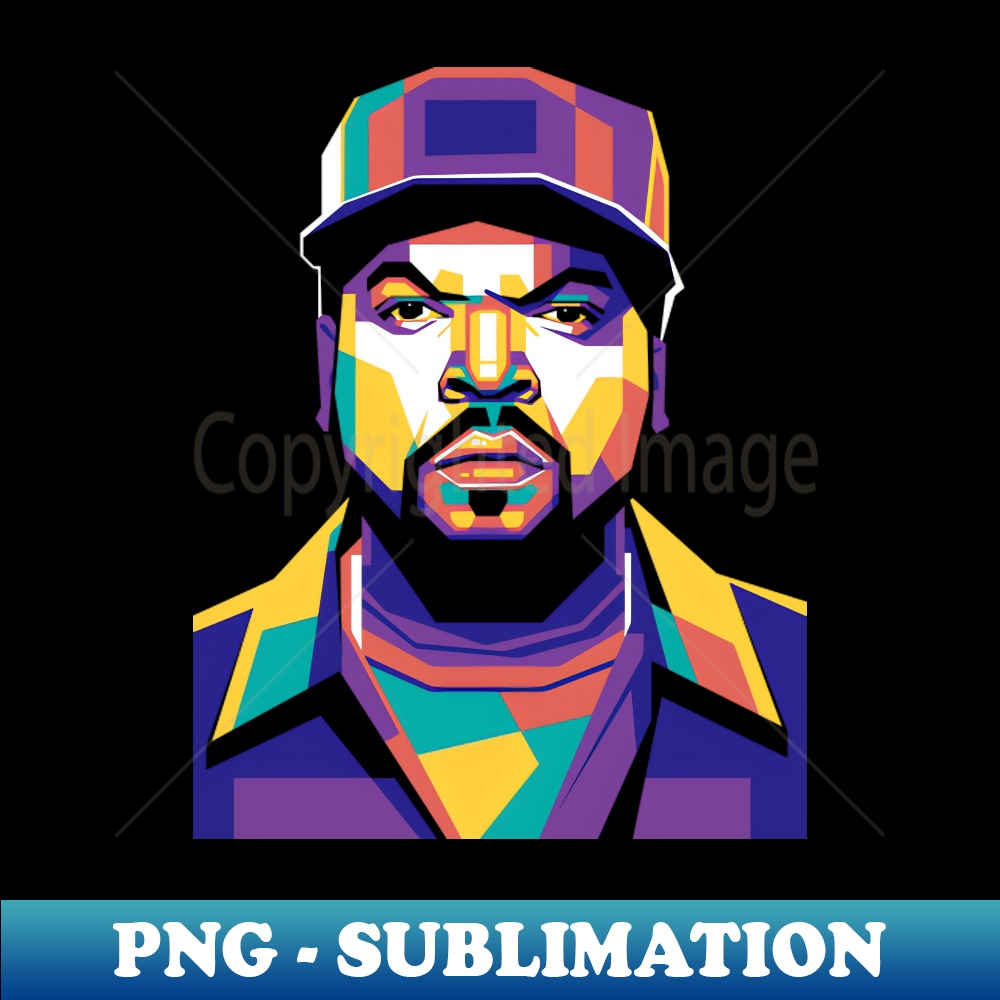 Rapper Ice Cube - High-Resolution PNG Sublimation File - Enh | Inspire ...
