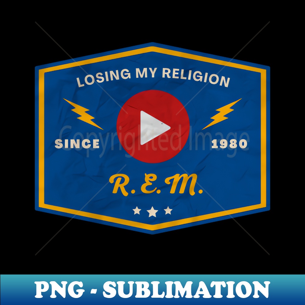 REM Play Button - Aesthetic Sublimation Digital File - Bold | Inspire ...