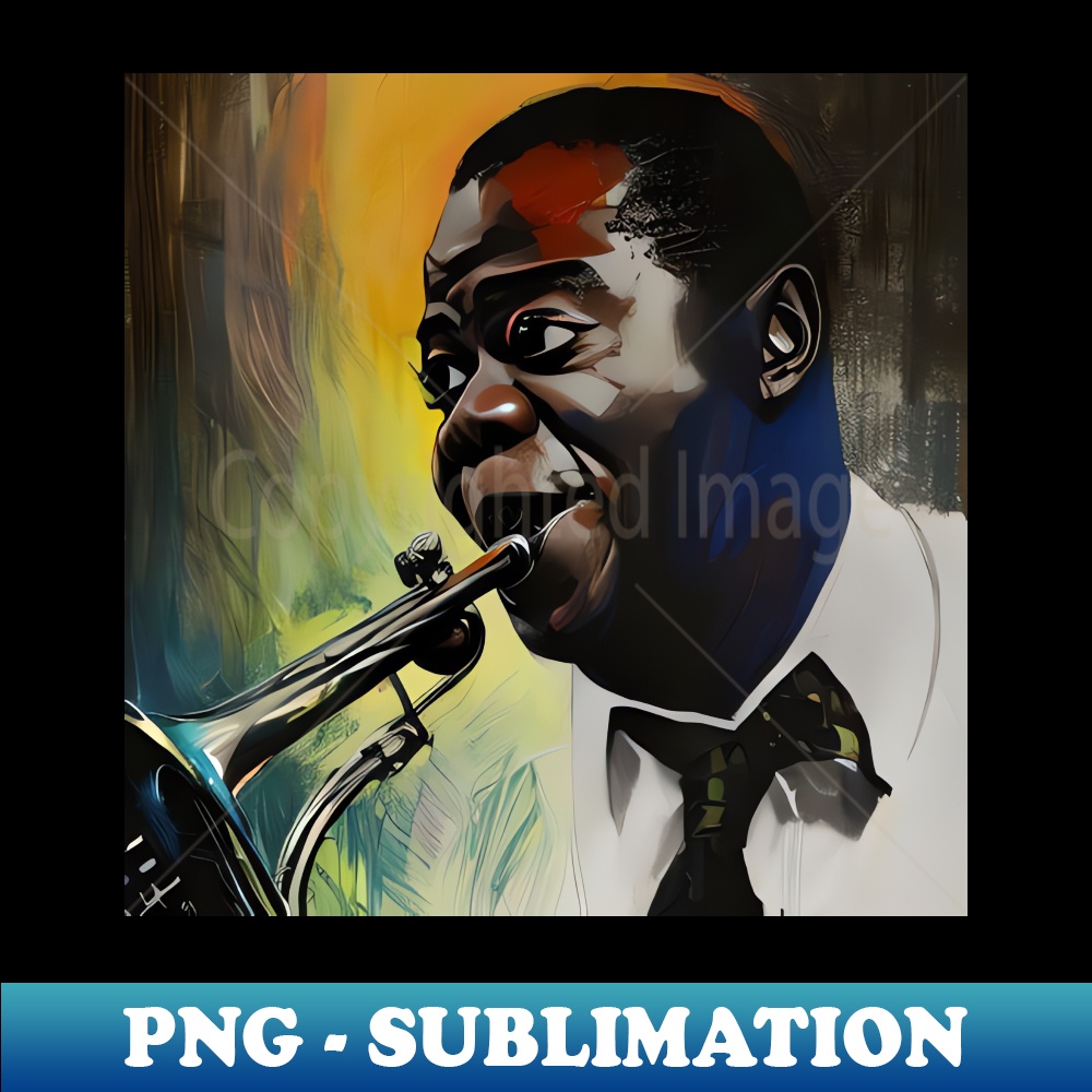 Louis Armstrong - Elegant Sublimation PNG Download - Create | Inspire ...