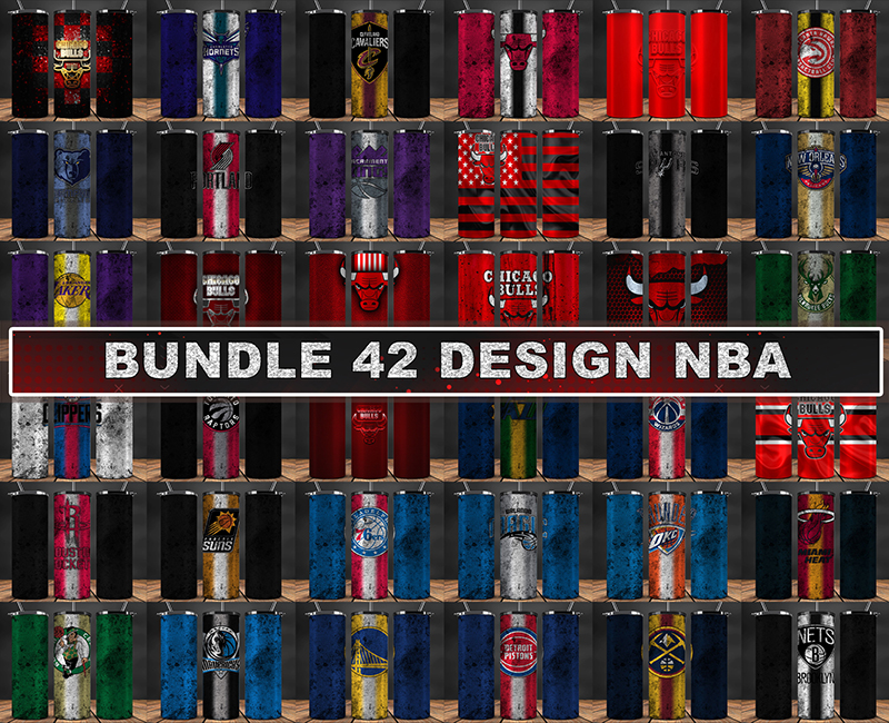Bundle NBA Logo Tumbler Wrap, NBA Logo,Nba Logo Team,Nba Png | Inspire ...