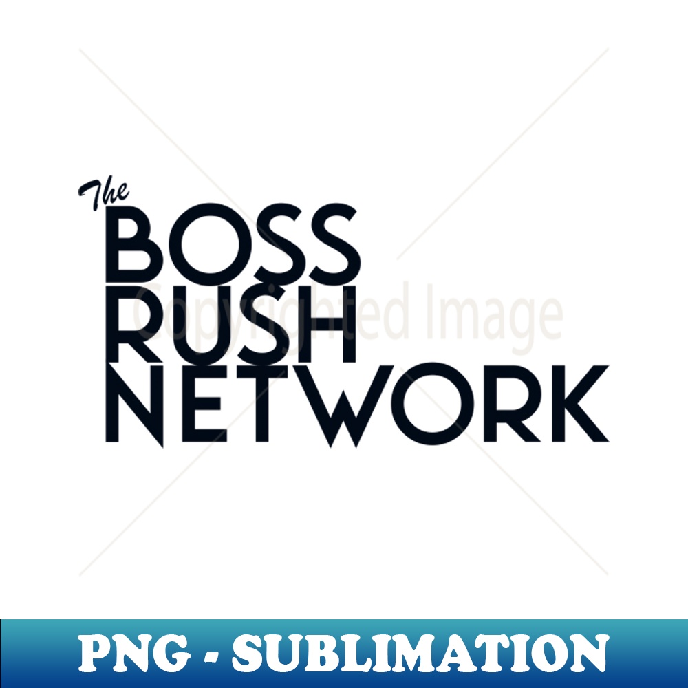 Boss Rush Network Logo Word Blue - PNG Transparent Digital D | Inspire ...