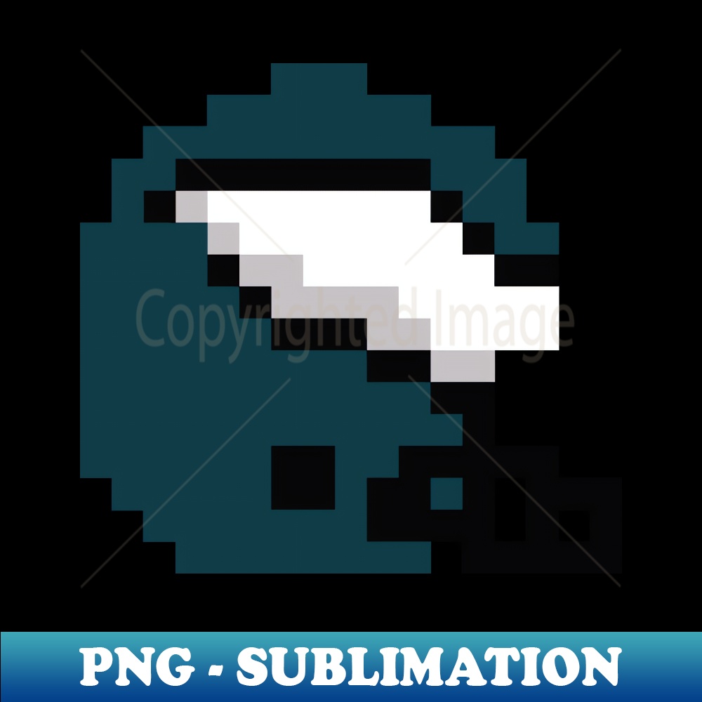 8 Bit Philadelphia Eagles Helmet - High-Resolution PNG Subli | Inspire ...