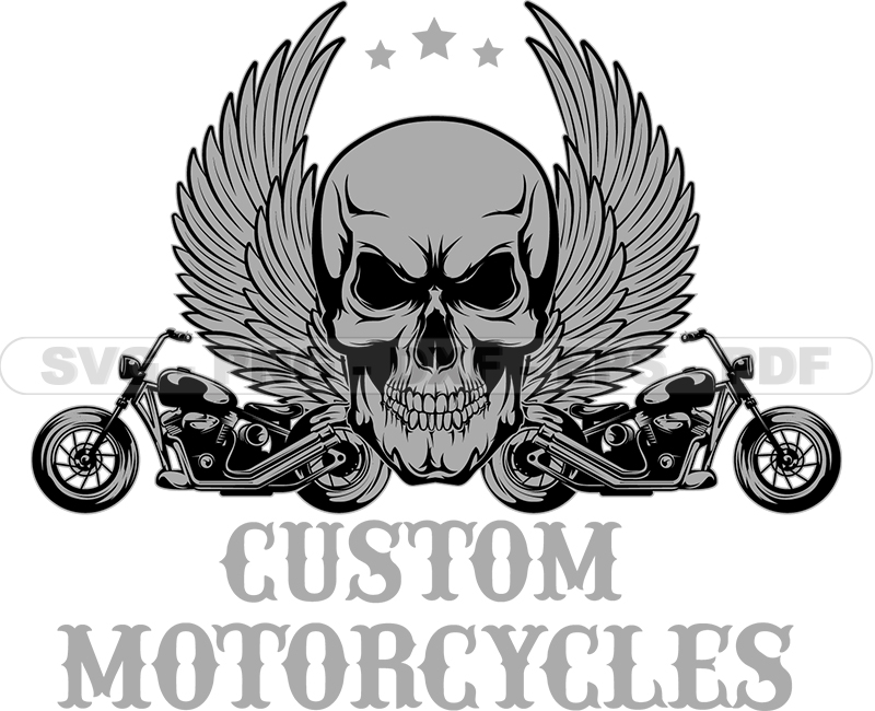 Motorcycle svg logo, Motorbike SVG PNG, Harley Logo, Skull S | Inspire ...