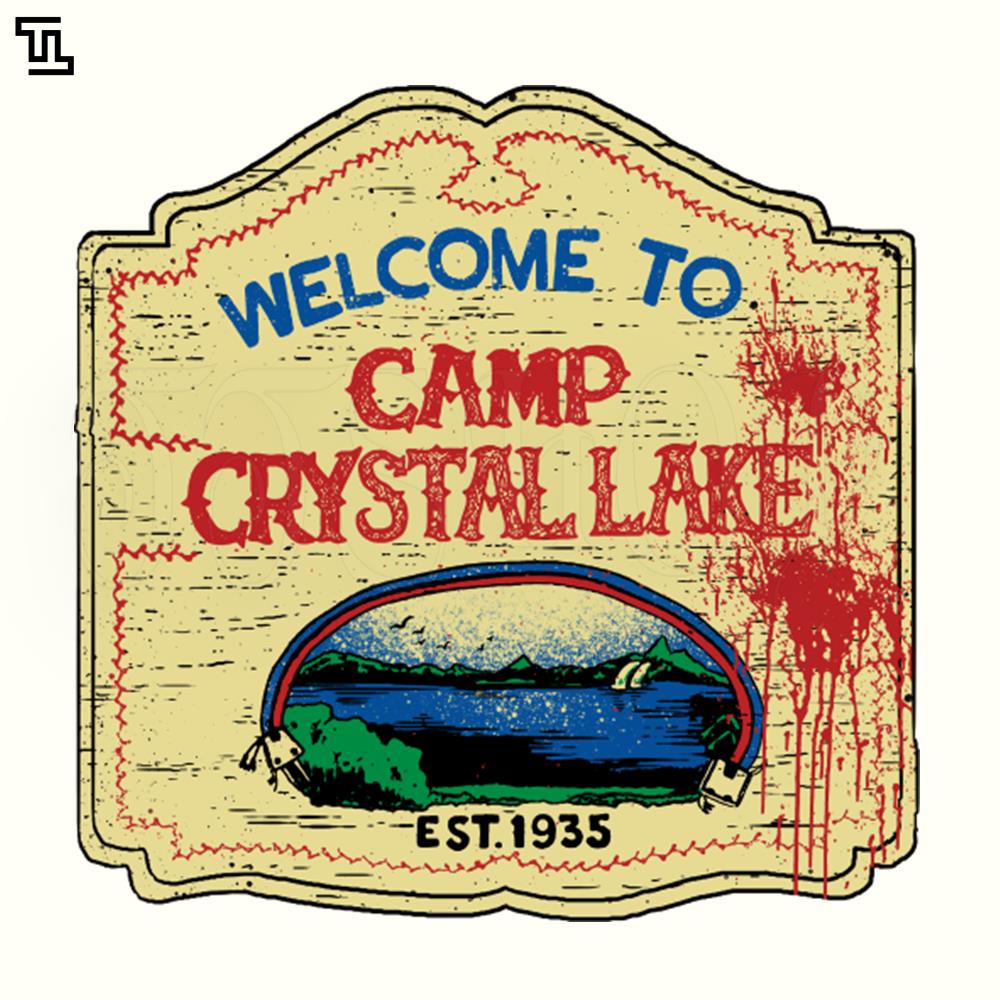 welcome to camp crystal lake sign svg - Inspire Uplift
