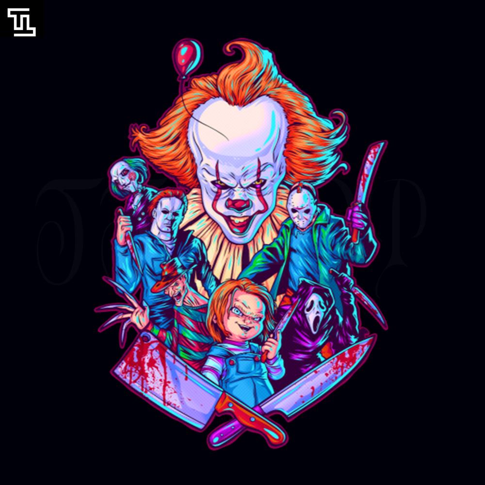 Slashers Squad Halloween PNG | Inspire Uplift