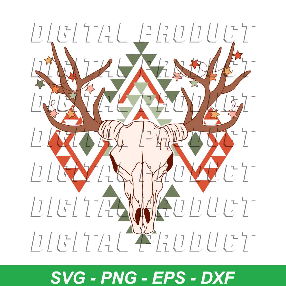 Western Christmas Cowboy Santa SVG Graphic Design File | Inspire Uplift