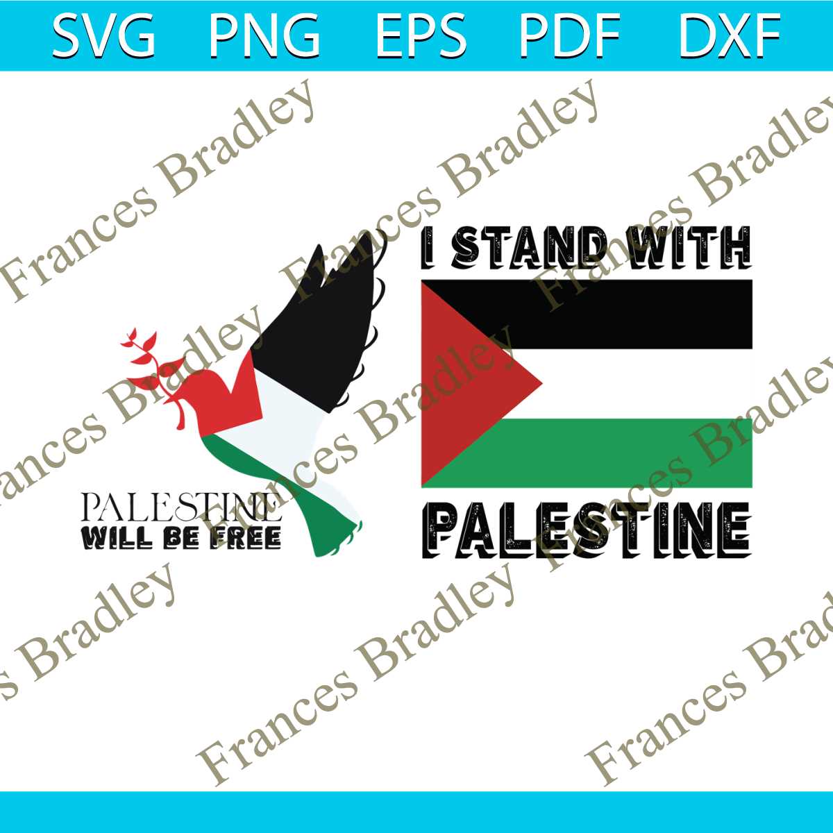 I Stand With Palestine Political Palestine Flag SVG Download - Inspire ...