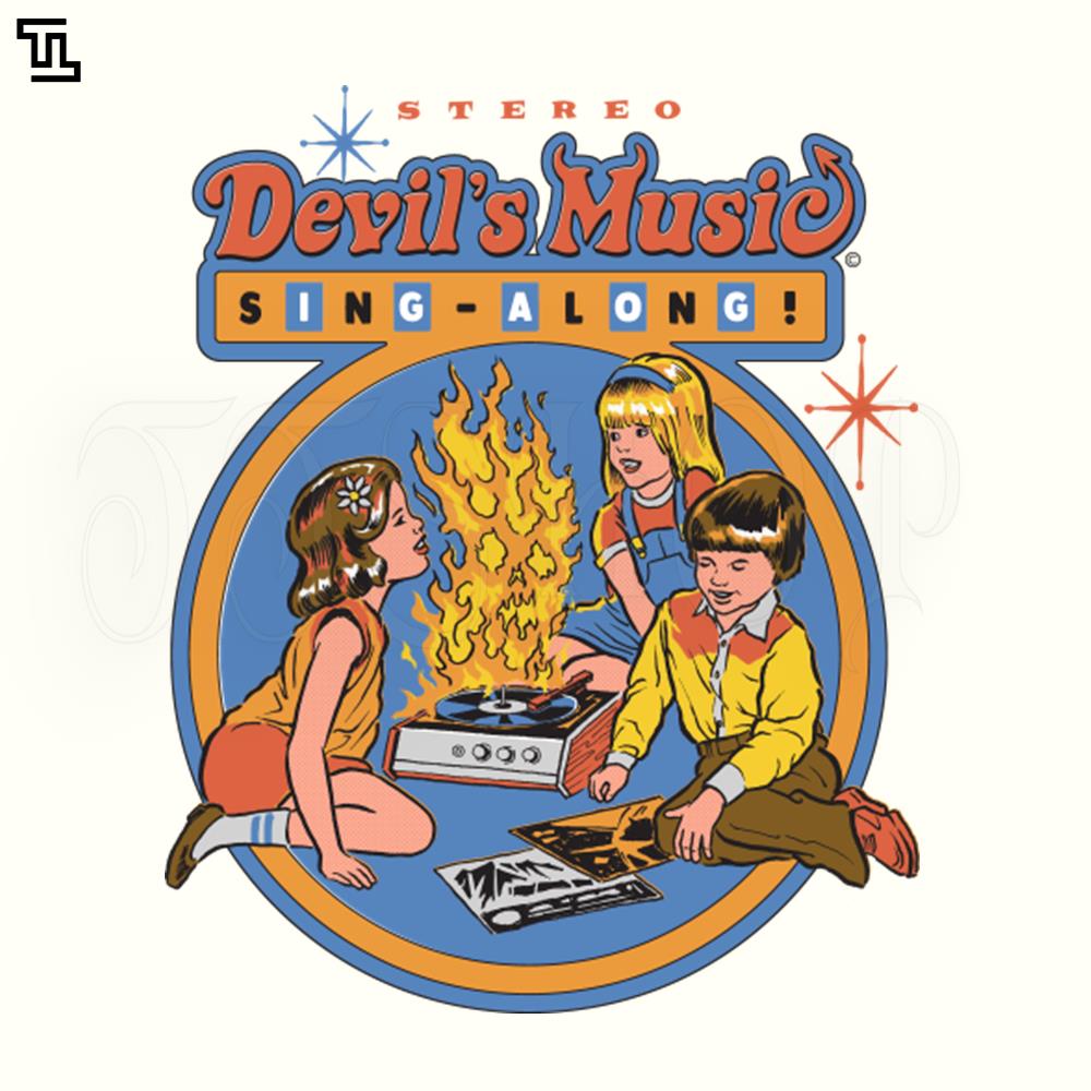 Devils Music Sing Along Halloween PNG | Inspire Uplift