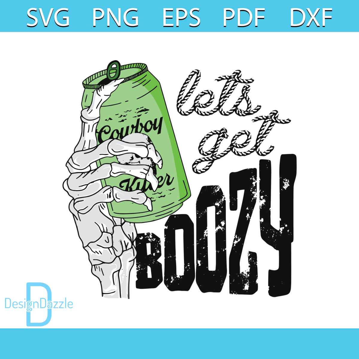 Lets Get Boozy Howdy Witches SVG Graphic Design File | Inspire Uplift