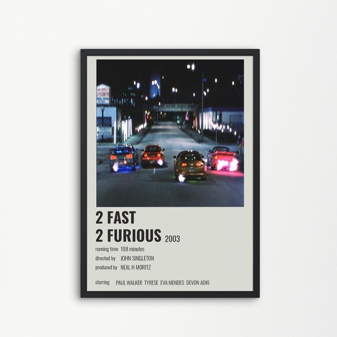 2 Fast 2 Furious, Fast and Furious Movie Poster, Cars Poster | Inspire ...