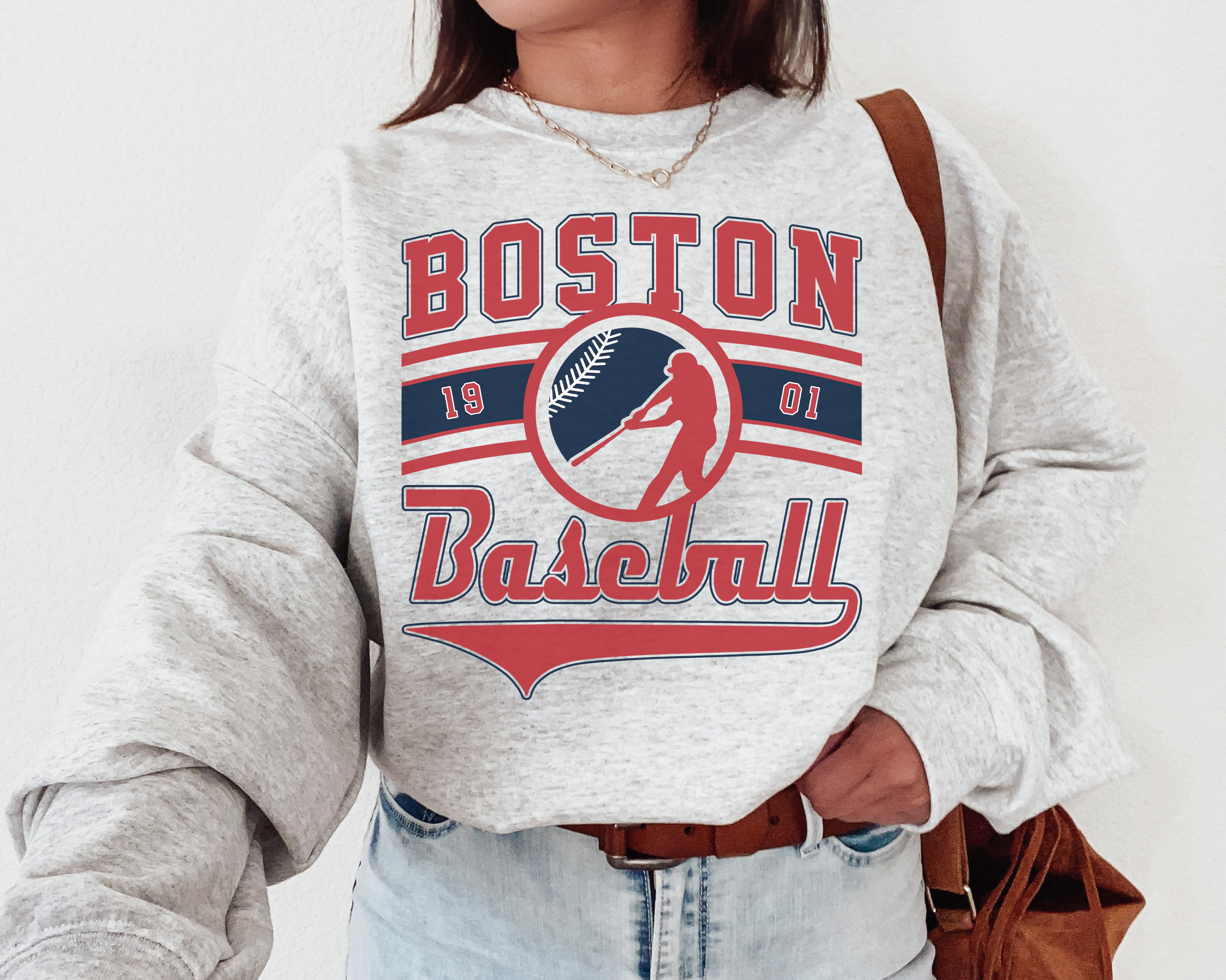 Vintage Boston Red So EST 1901 Sweatshirt T-Shirt, Boston Re | Inspire ...