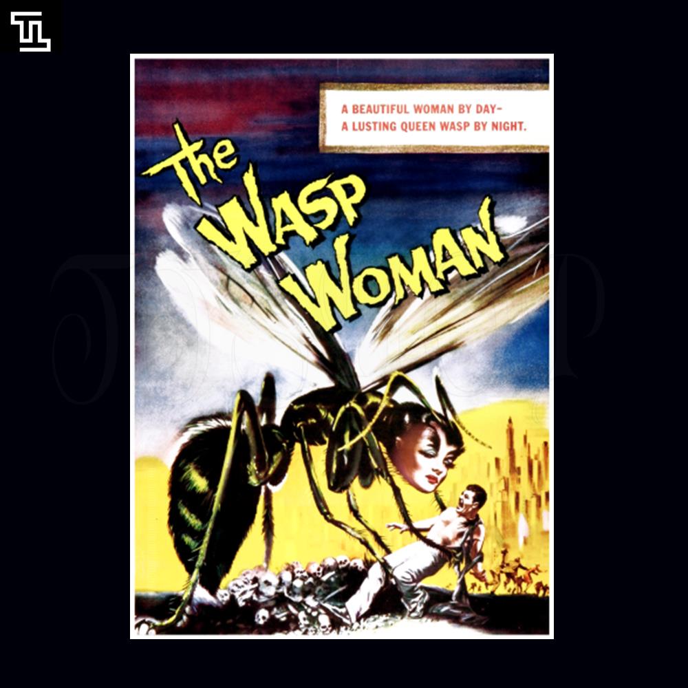 The Wasp Woman 1959 PNG, Horror Movie PNG | Inspire Uplift