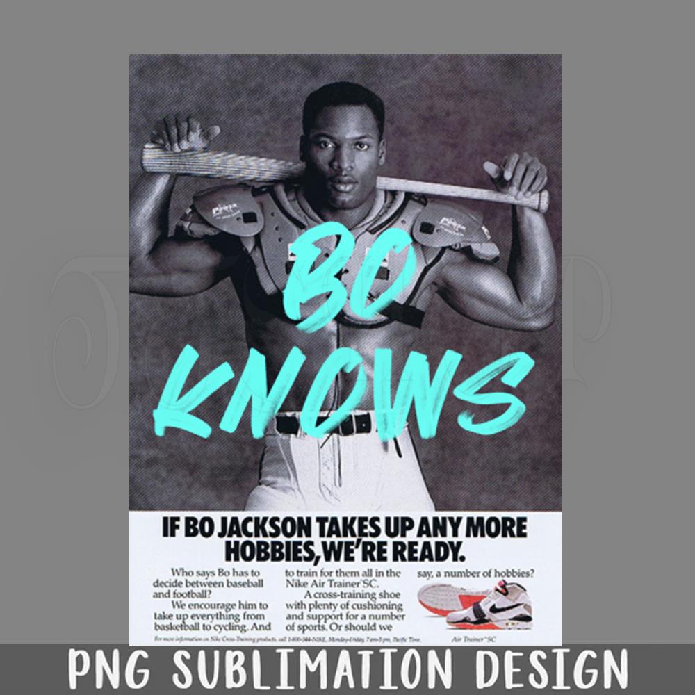 Bo Knows PNG Download | Inspire Uplift