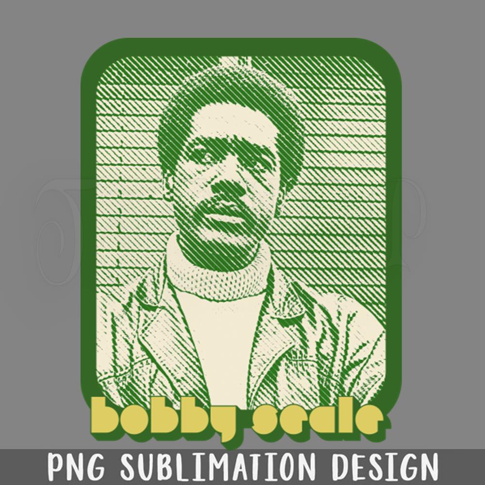 Bobby Seale Retro Style Black ower Tribute PNG Download | Inspire Uplift