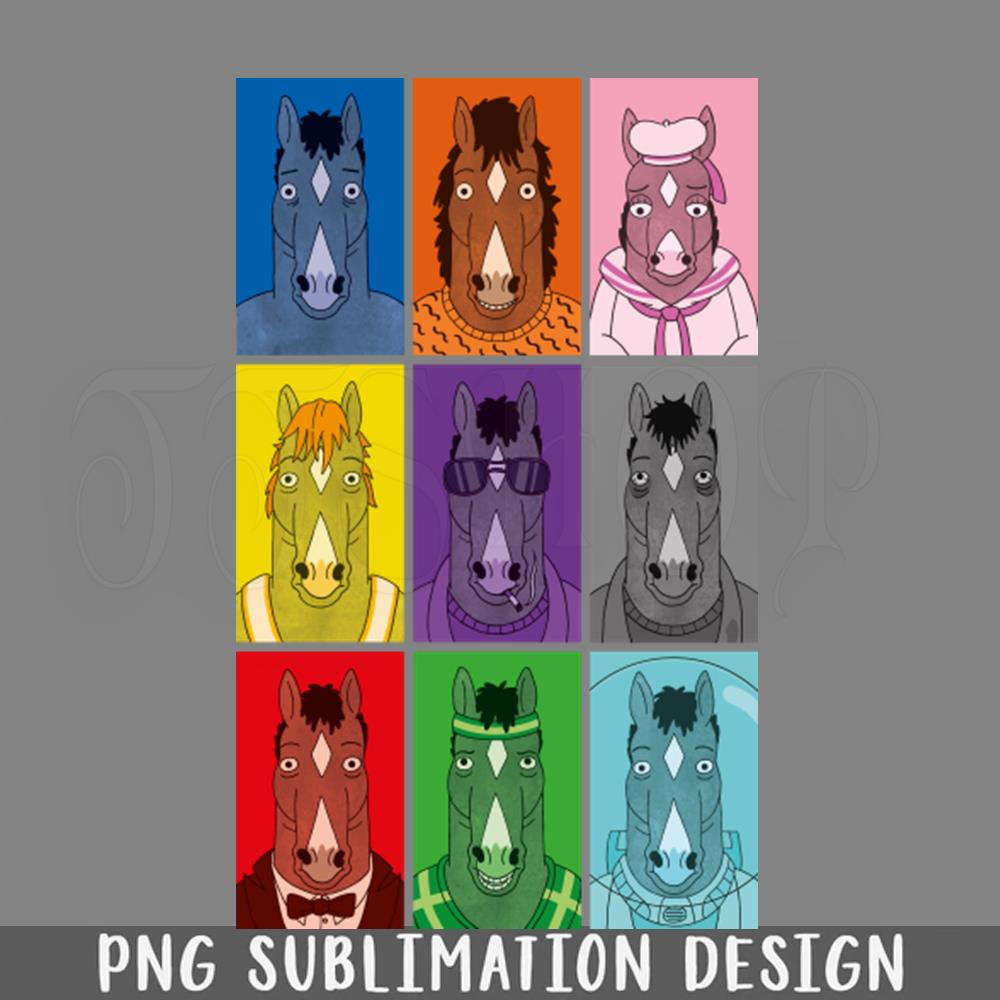 Bojack Horseman Colors PNG Download | Inspire Uplift