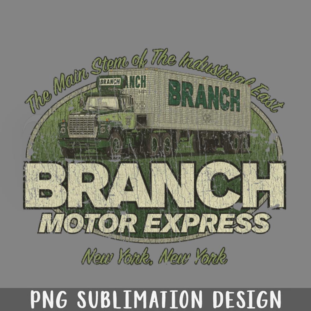 Branch Motor Express Company 1923 PNG Download | Inspire Uplift