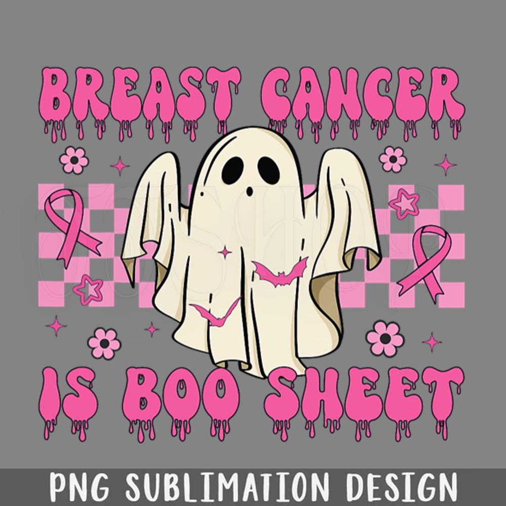 Breast Cancer Is Boo Sheet Halloween Breast Cancer Awareness | Inspire ...