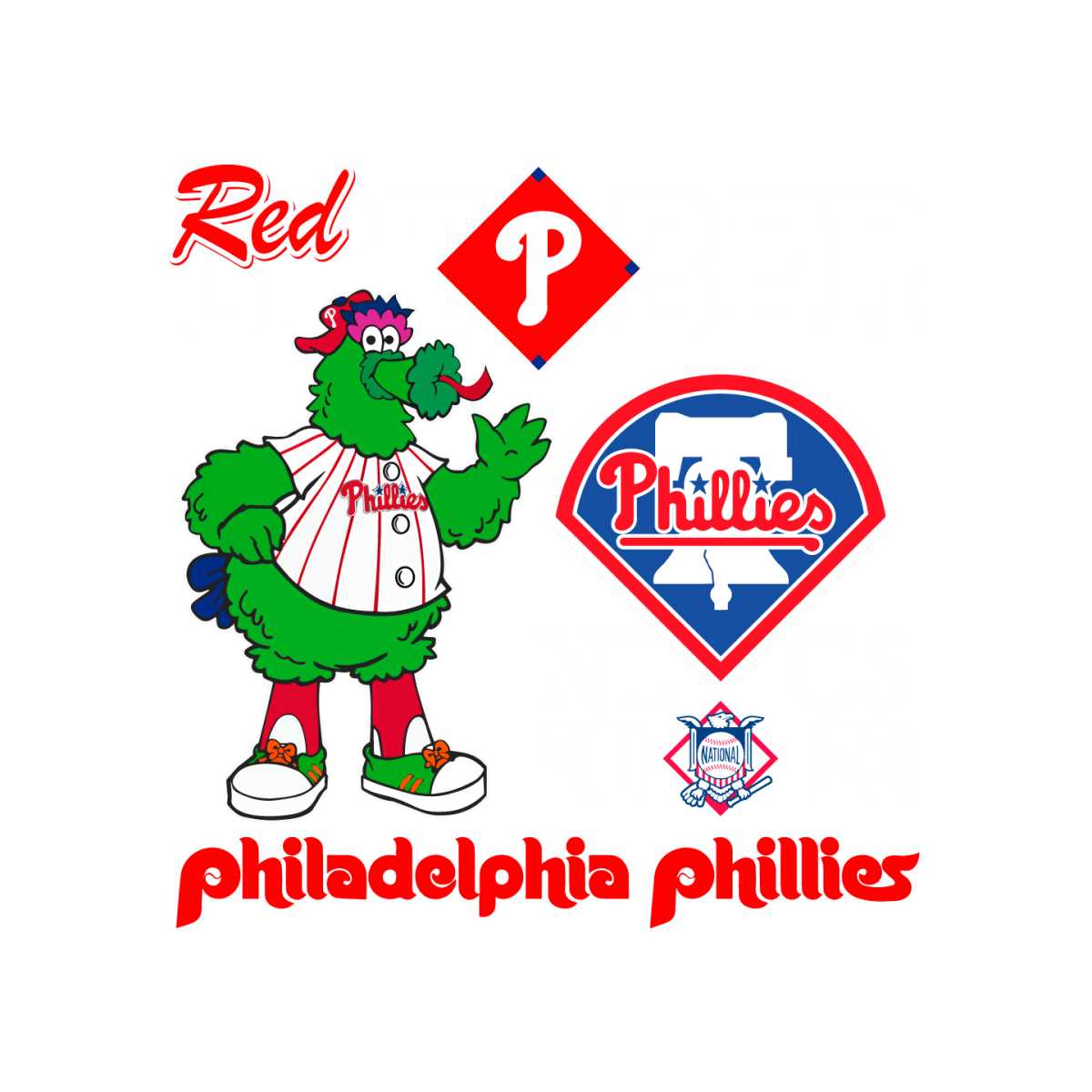 Funny Red October 2023 NLCS Phillie Phanatic SVG Download - Inspire Uplift