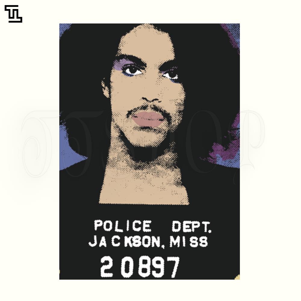 Prince in Mugshot Comic Art PNG, Comic PNG Download | Inspire Uplift