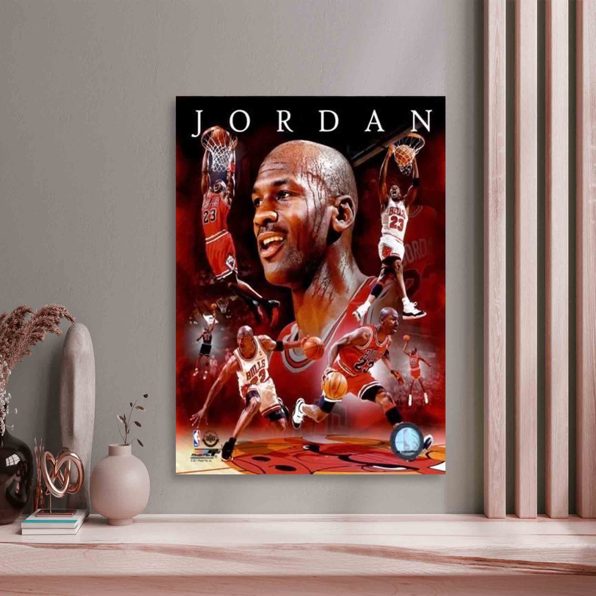 Michael Jordan Last Shot Canvas , Michael Jordan Signature C | Inspire ...