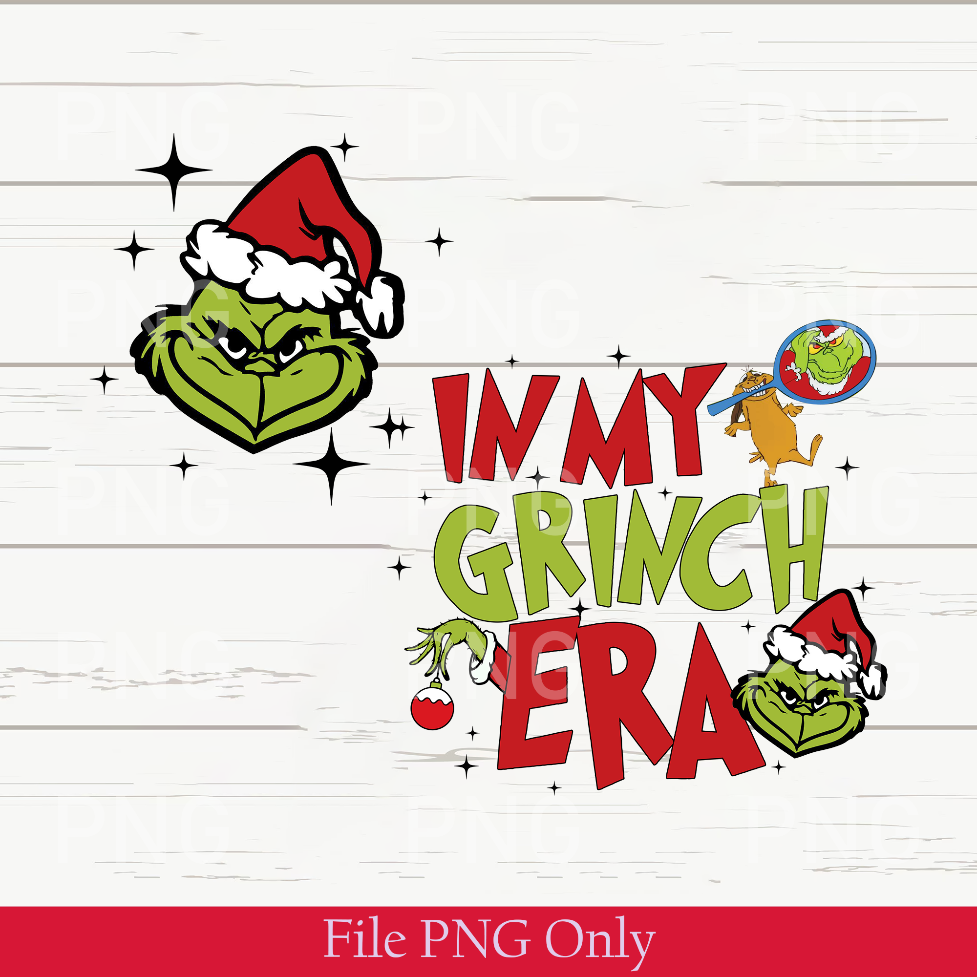 In My Grinch Era PNG, Grinch Christmas PNG, Grinch Christmas | Inspire ...