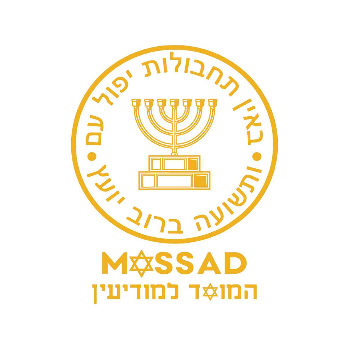 Vintage Mossad Logo Pray For Israel SVG Digital Cricut File | Inspire ...