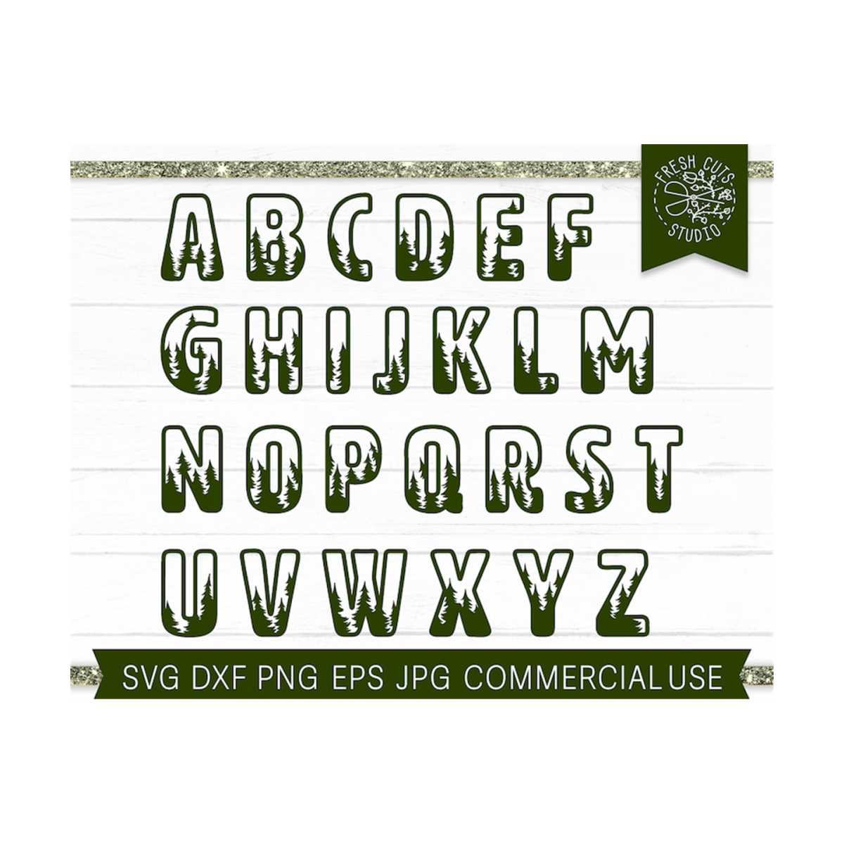 forest font svg - Inspire Uplift