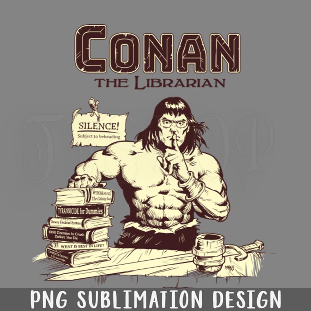 Conan the Librarian PNG Download | Inspire Uplift