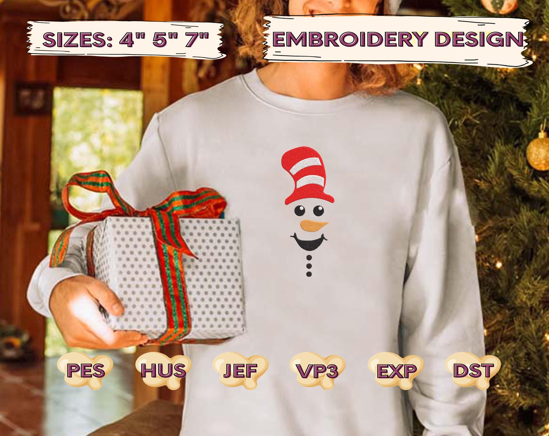 Snowman Custom Embroidery Designs, Christmas Embroidery Desi | Inspire ...