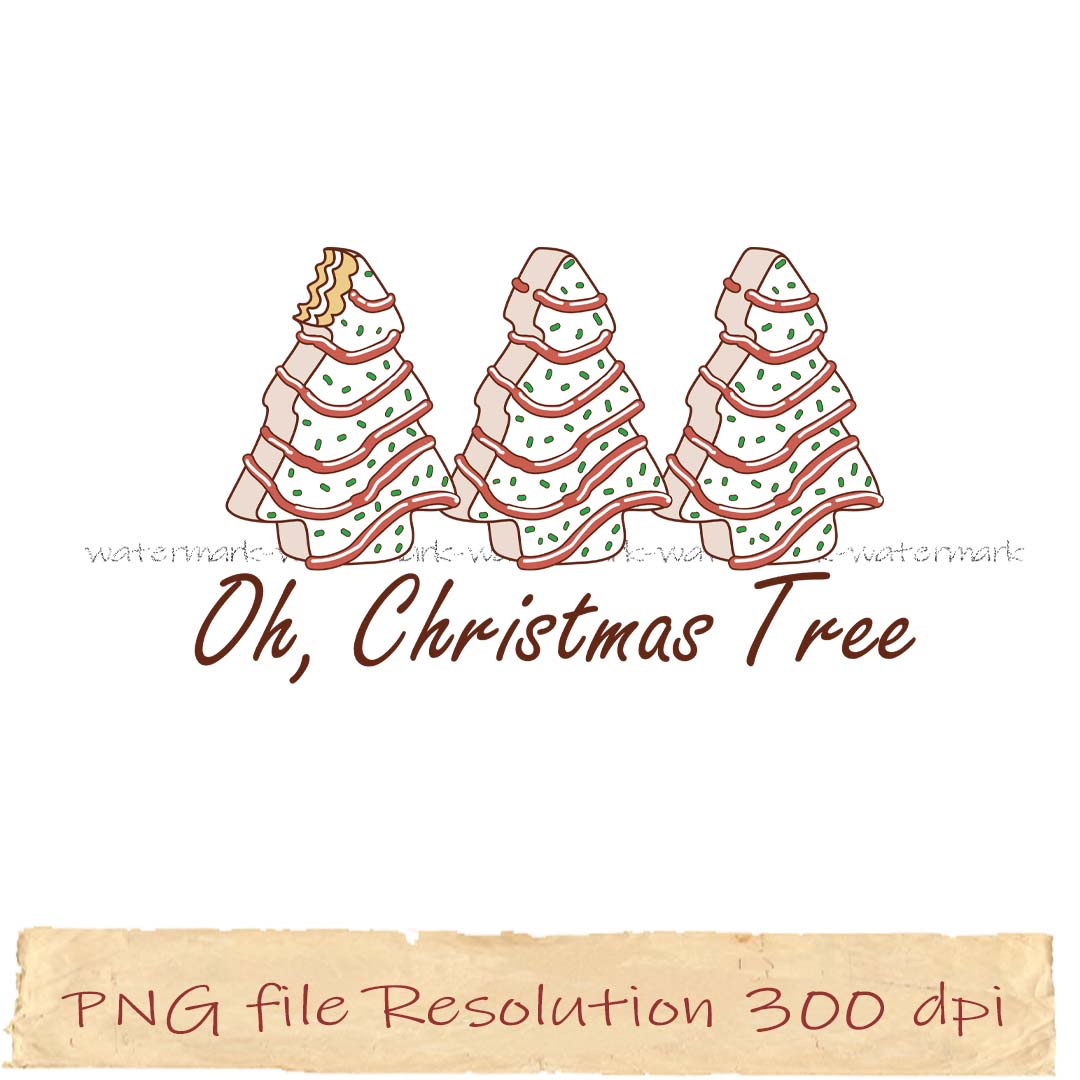 Christmas Tree Cake Sublimation Bundle, Oh Christmas tree pn | Inspire ...