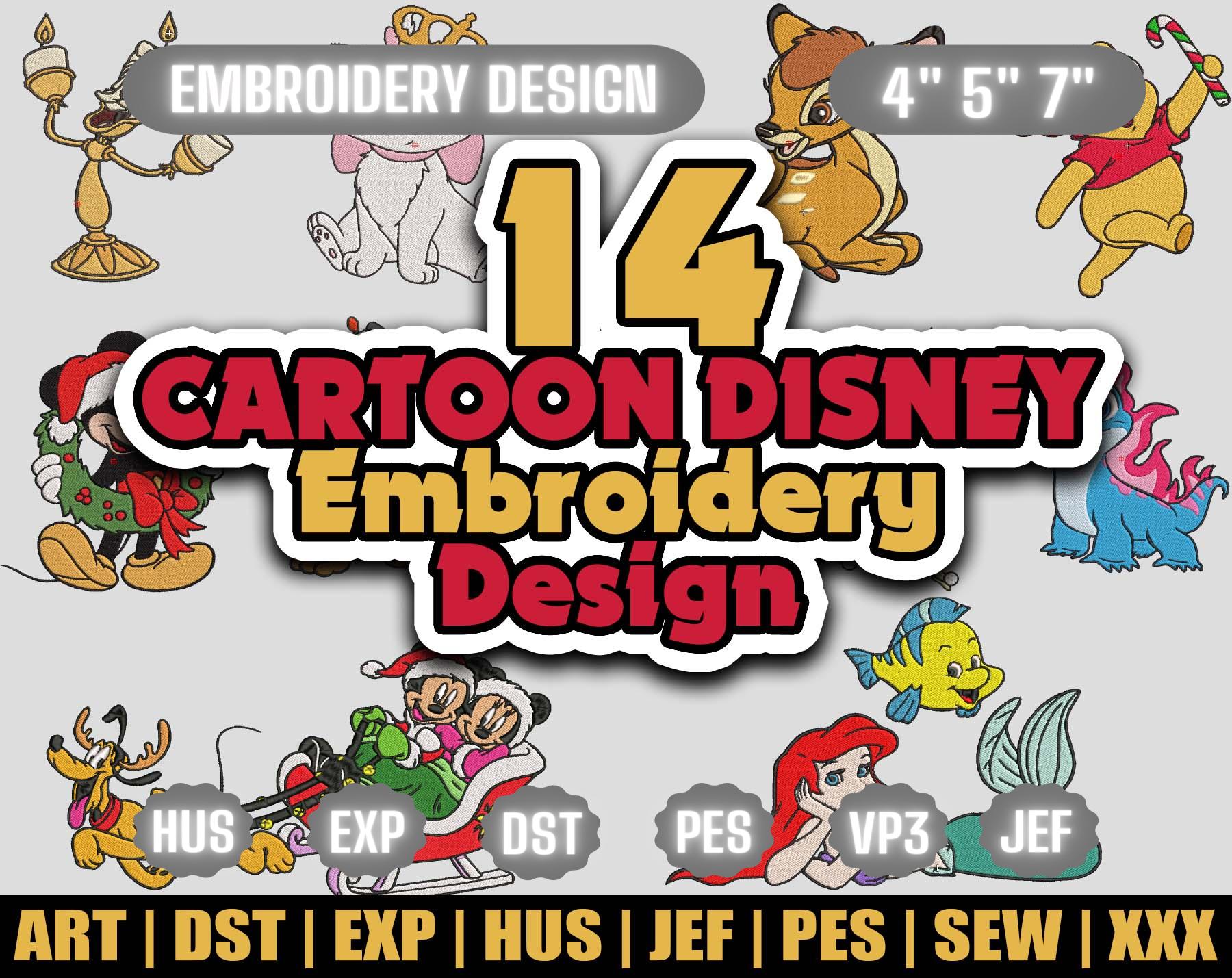 Cartoon Machine Embroidery Designs, Embroidery Designs, Embr | Inspire ...