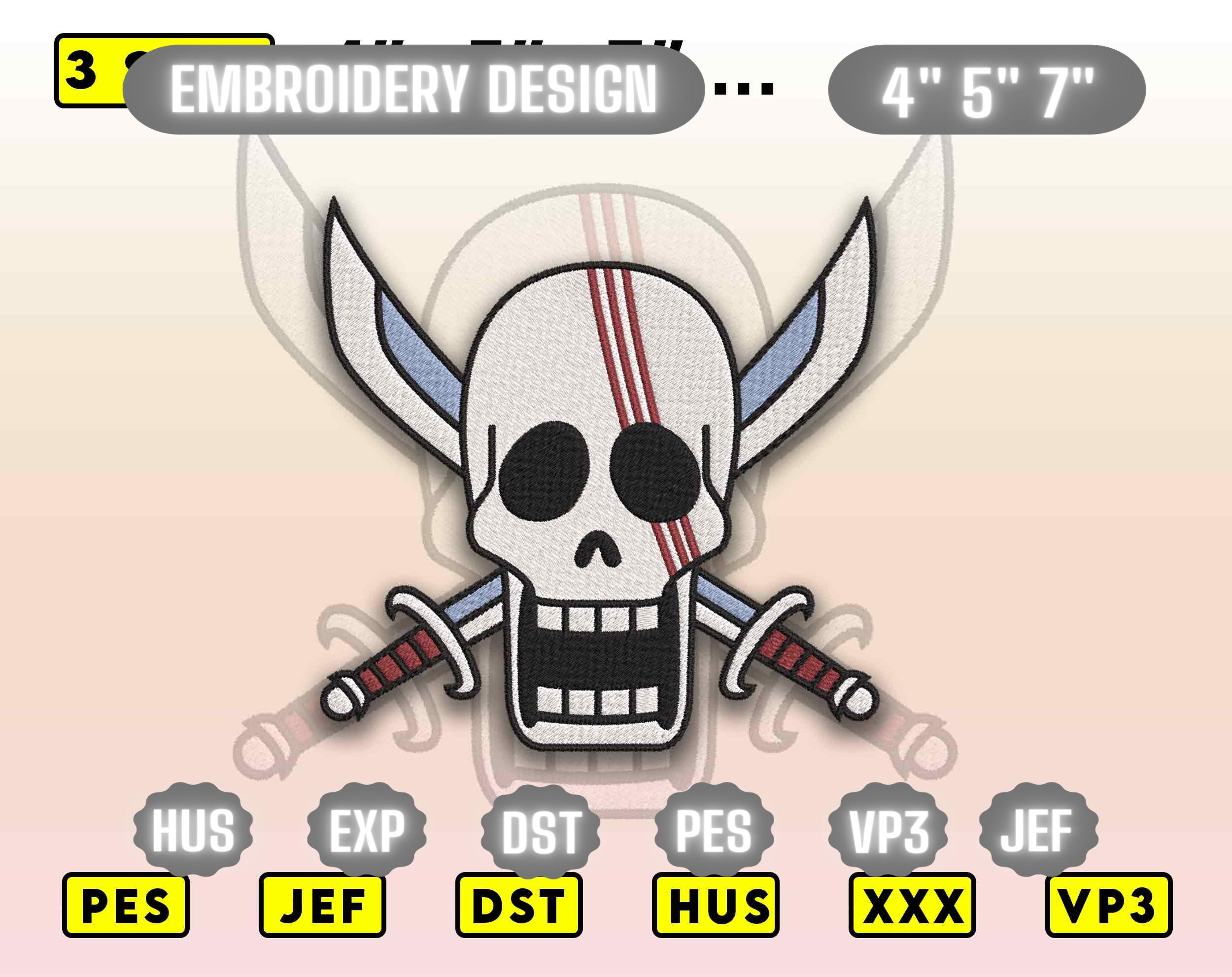 Anime Inspired Embroidery Designs, Anime Symbol Embroidery F - Inspire ...