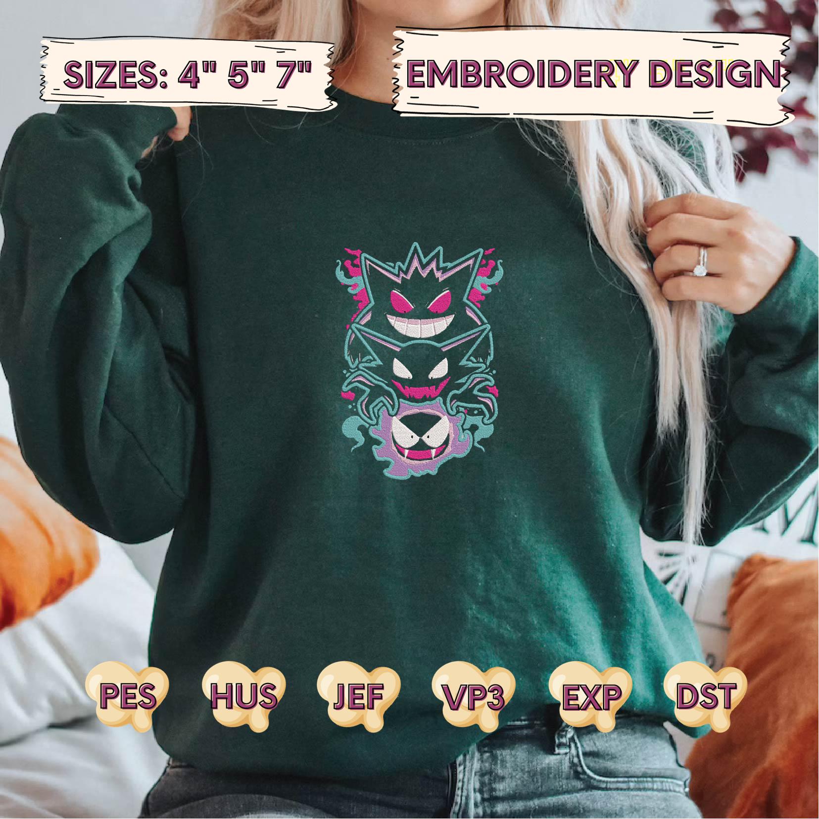 Anime Inspired Embroidery Designs, Machine Embroidery Design - Inspire ...