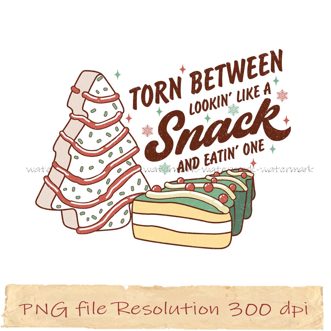 Christmas Tree Cake Sublimation Bundle, Torn between lookin' - Inspire ...
